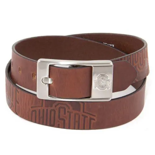 EAGLES WINGS Ohio State Buckeyes Leather Belt