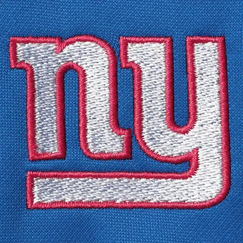 DUNBROOKE White New York Giants Apprentice Full-zip Hoodie