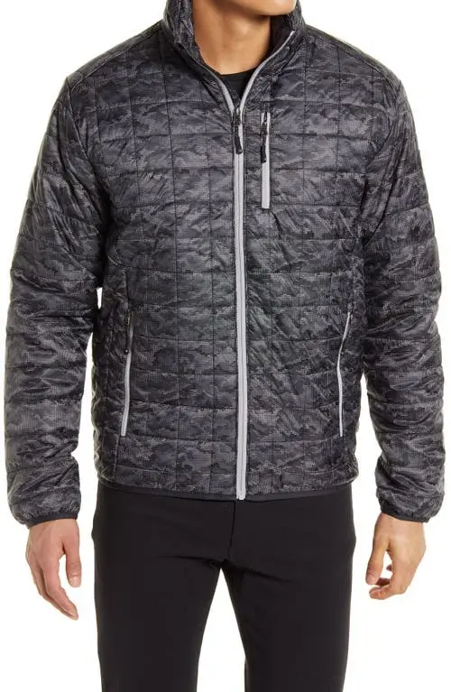 Cutter & Buck Rainier Primaloft® Printed Jacket - Black