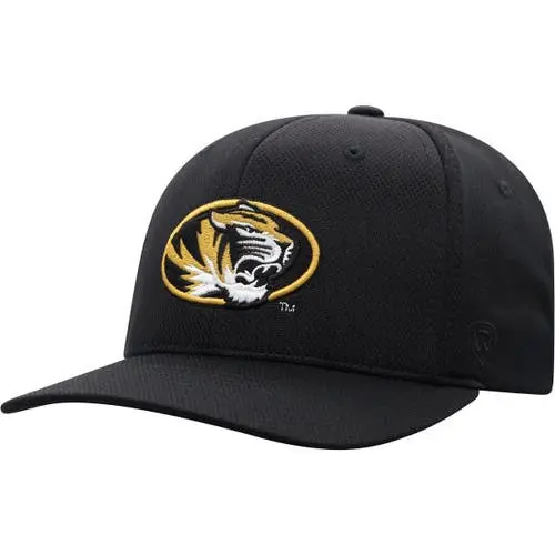Top Of The World Missouri Tigers Reflex Logo Flex Hat - Black