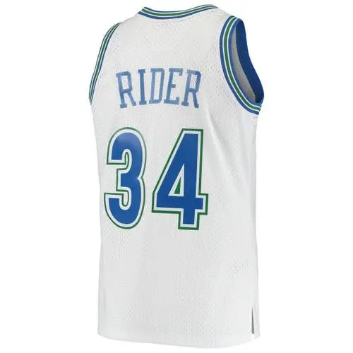 Mitchell & Ness Isaiah Rider Minnesota Timberwolves 1995/96 Hardwood Classics Swingman Jersey