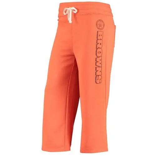Junk Food Cleveland Browns Cropped French Terry Pants