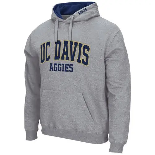 COLOSSEUM Uc Davis Aggies Arch And Logo Pullover Hoodie