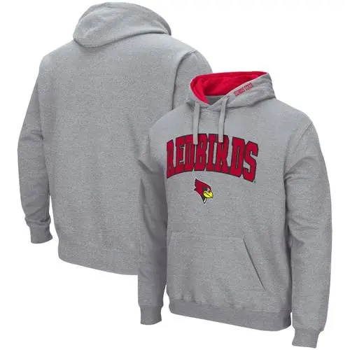 COLOSSEUM Illinois State Redbirds Arch & Logo 3.0 Pullover Hoodie
