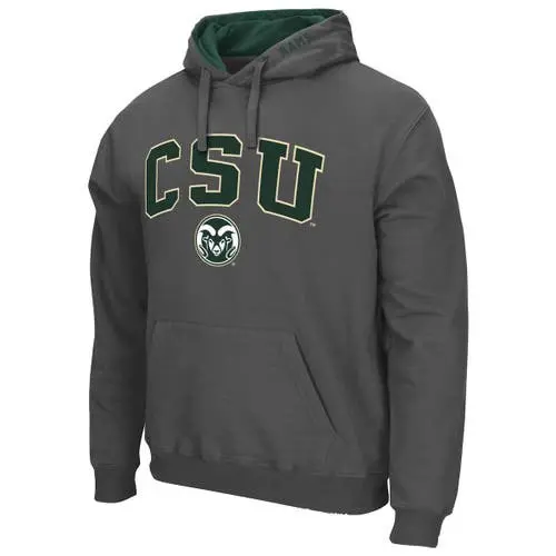 COLOSSEUM Colorado State Rams Arch And Logo Pullover Hoodie