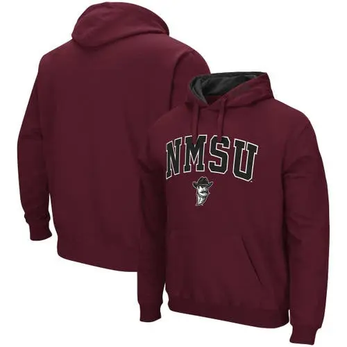 COLOSSEUM New Mexico State Aggies Arch And Logo Pullover Hoodie