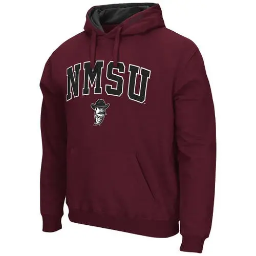 COLOSSEUM New Mexico State Aggies Arch And Logo Pullover Hoodie