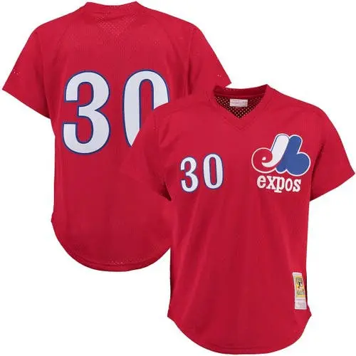 Mitchell & Ness Tim Raines Montreal Expos Batting Practice Jerseyred