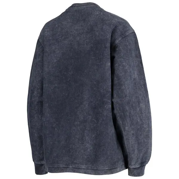 PRESSBOX Gonzaga Bulldogs Comfy Cord Vintage Wash Basic Arch Pullover Sweatshirt