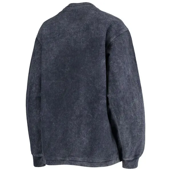 PRESSBOX Gonzaga Bulldogs Comfy Cord Vintage Wash Basic Arch Pullover Sweatshirt