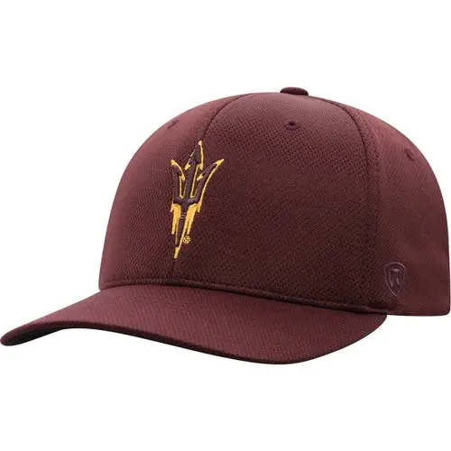 Top Of The World Arizona State Sun Devils Reflex Logo Flex Hat - Maroon