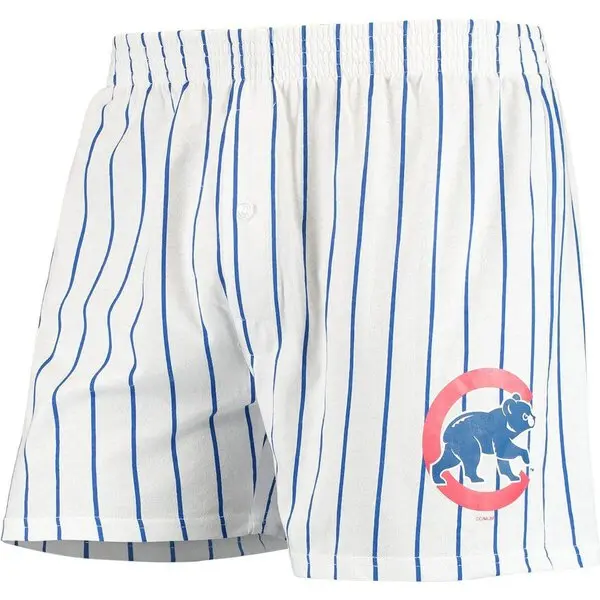 CONCEPTS SPORT Chicago Cubs Vigor Boxer Shorts - White