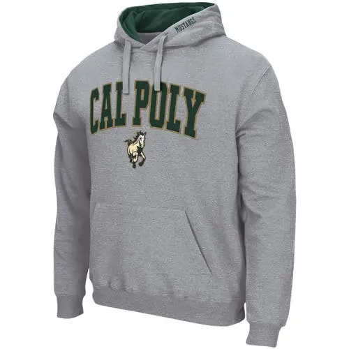COLOSSEUM Cal Poly Mustangs Arch And Logo Pullover Hoodie