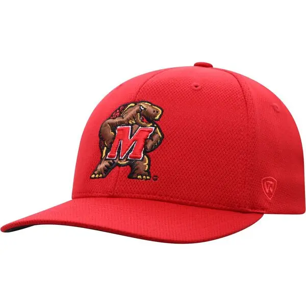 Top Of The World Maryland Terrapins Reflex Logo Flex Cap - Red