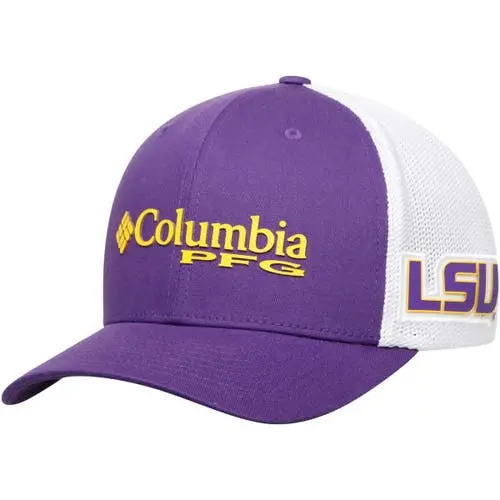 Columbia Lsu Tigers Collegiate Pfg Flex Hat - Purple