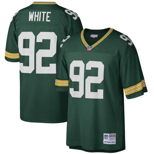 Mitchell & Ness Reggie White Bay Packers 1996 Retired Player Replica Jersey - Green