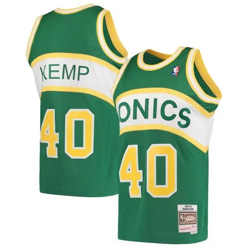 Mitchell & Ness Shawn Kemp Seattle Supersonics 1994-95 Hardwood Classics Swingman Jersey - Green