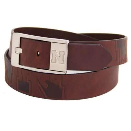EAGLES WINGS Nebraska Huskers Brandish Leather Belt