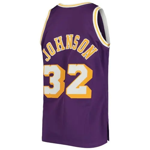 Mitchell & Ness Magic Johnson Los Angeles Lakers 1984/85 Hardwood Classics Authentic Jersey