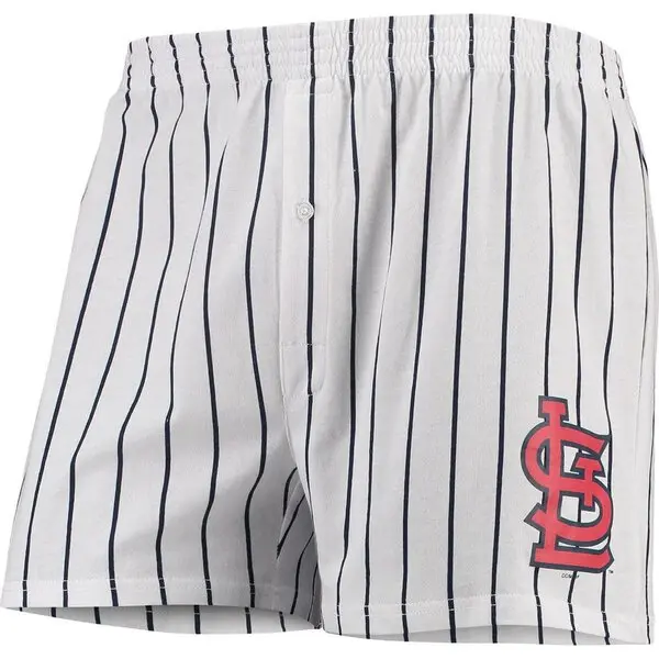 CONCEPTS SPORT St. Louis Cardinals Vigor Boxer Shorts - White