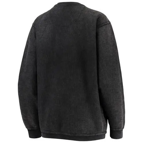 PRESSBOX Maryland Terrapins Comfy Cord Vintage Wash Basic Arch Pullover Sweatshirt