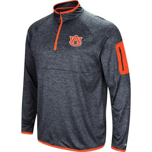 COLOSSEUM Auburn Tigers Amnesia Quarter-zip Pullover