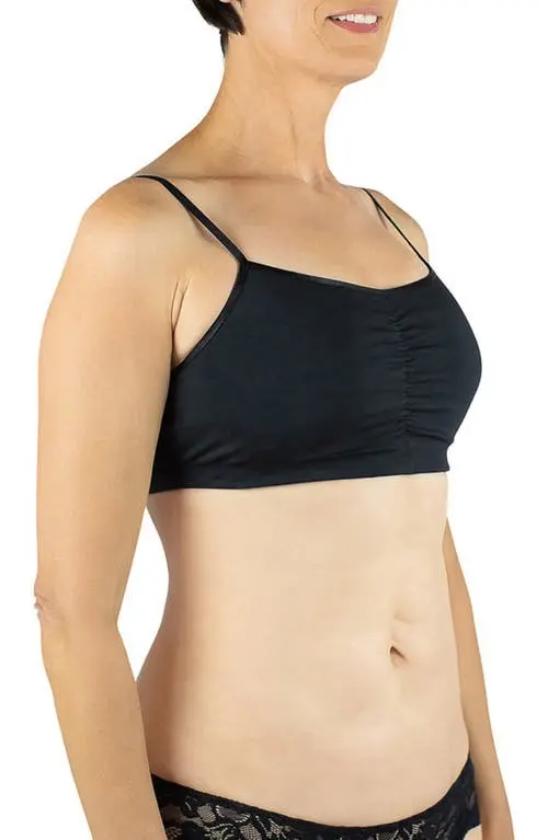 EVERVIOLET Astrid Pocketed Bralette - Black