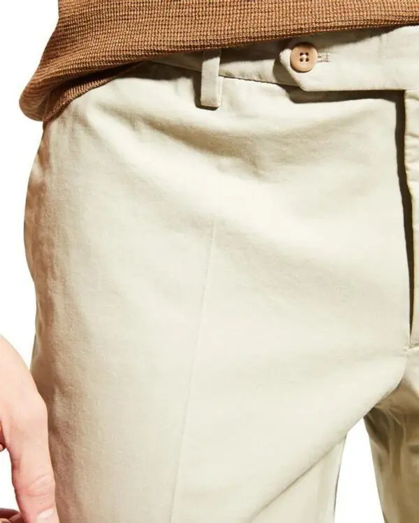 Incotex Apos;s Scoll Cotton-silk Trousers - Beige