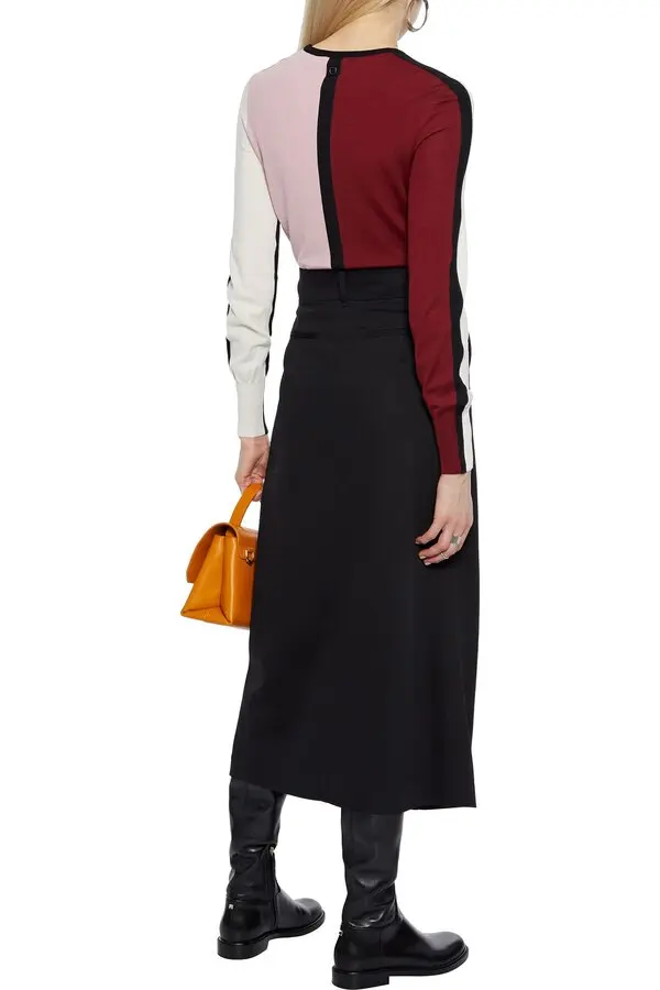 FERRAGAMO Colorblock Wool Sweater