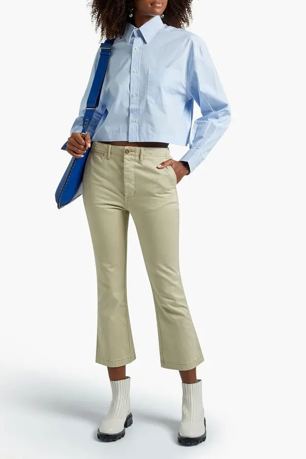R13 Cottontwill Kickflare Pants