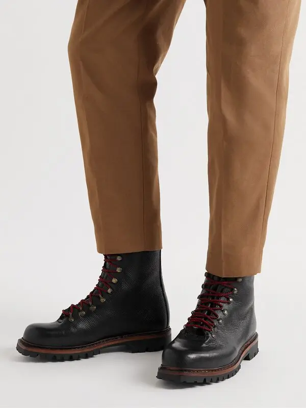 George Cleverley Full-Grain Leather Boots Uk 8.5 In Black  display picture 1