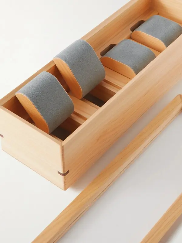 JAPAN BEST Hinoki Cypress Wood Four-piece Watch Box