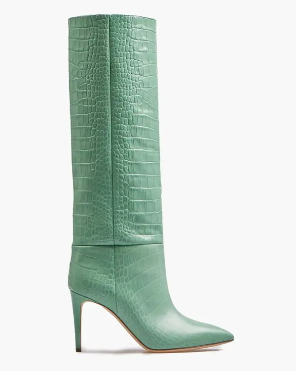 Paris Texas 85 Mm Moc Croc Boots