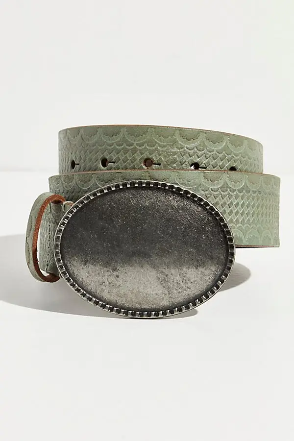 Free People Duke Concho Belt - Dried Agave