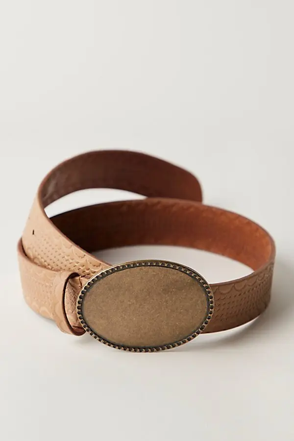 Free People Duke Concho Belt - Saddle