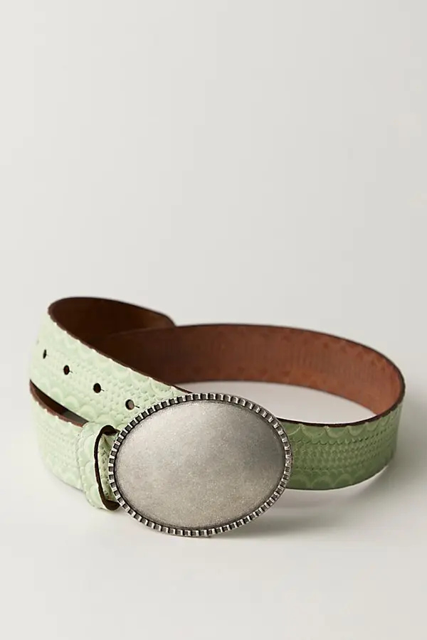 Free People Duke Concho Belt - Sweet Mint