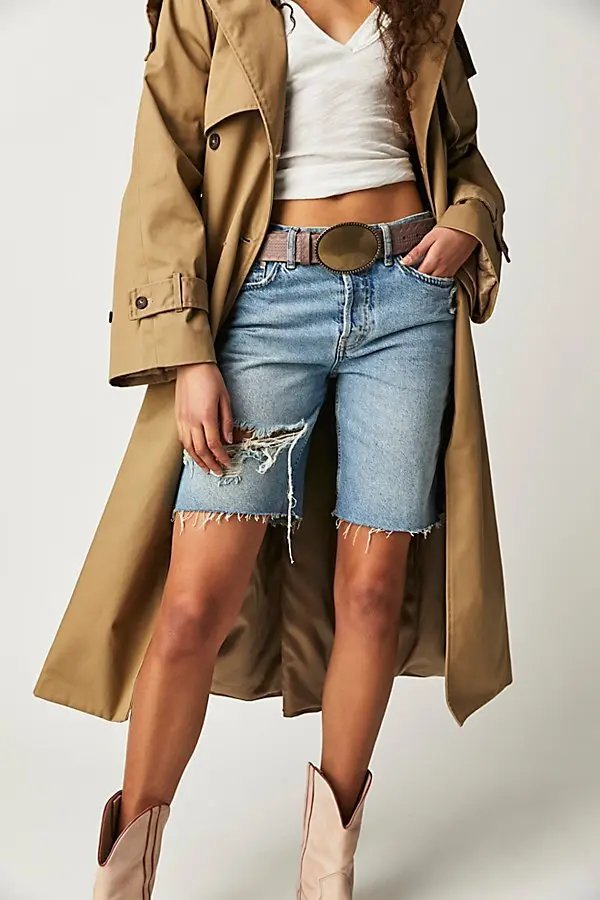 Free People Duke Concho Belt - Weathered Plum