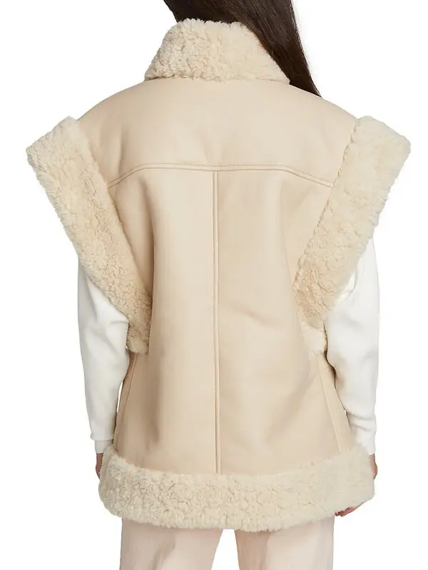 A.L.C. Sutton Faux Shearling Vest