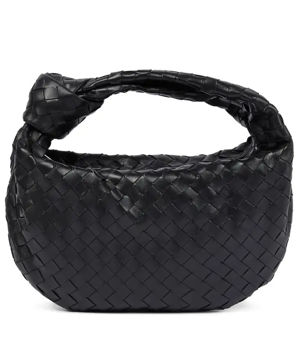Bottega Veneta Jodie Small Intrecciato Leather Tote - Black