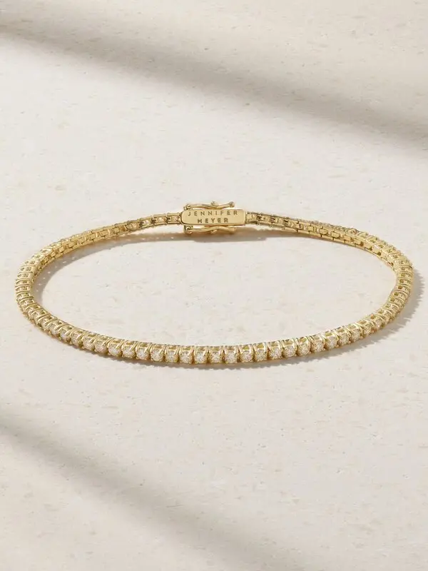 JENNIFER MEYER 18-karat Diamond Tennis Bracelet