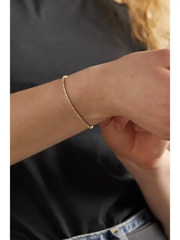 JENNIFER MEYER 18-karat Diamond Tennis Bracelet