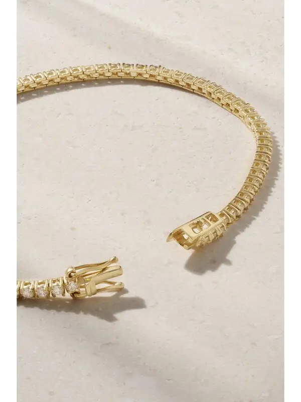 JENNIFER MEYER 18-karat Diamond Tennis Bracelet