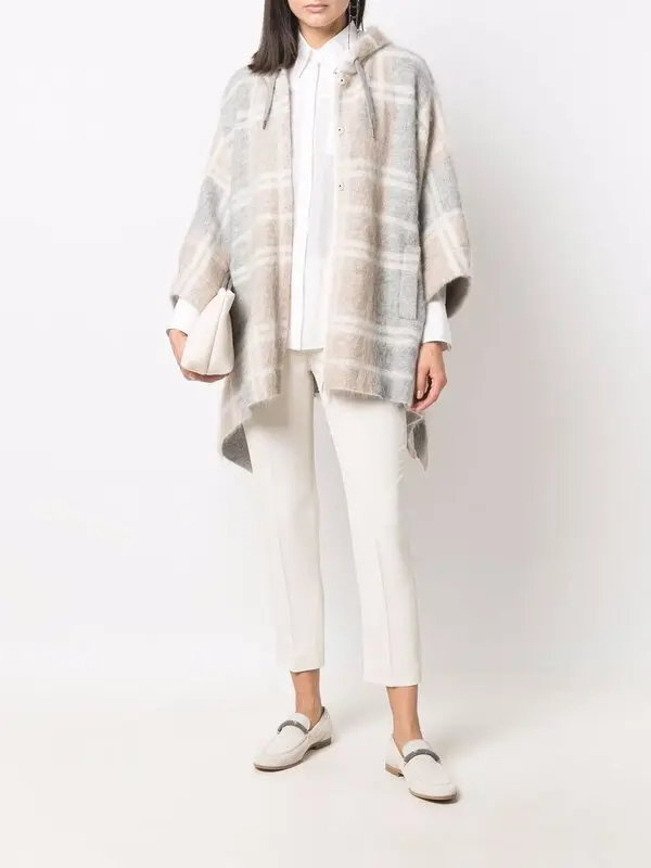 Brunello Cucinelli Cropped Slim-fit Trousers - Neutrals