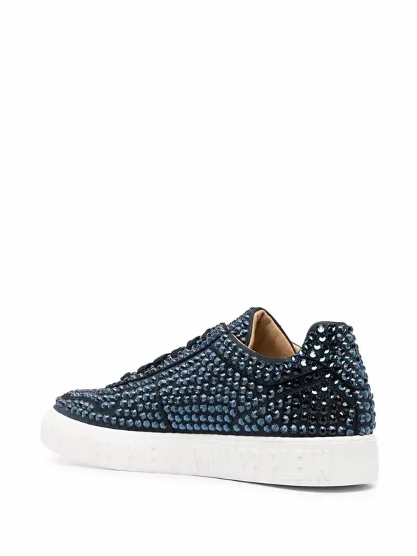 Philipp Plein Rhinestone Lace-up Sneakers