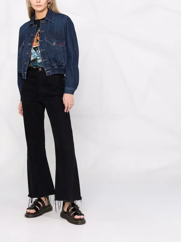 DIESEL® De-tracy Denim Bomber Jacket