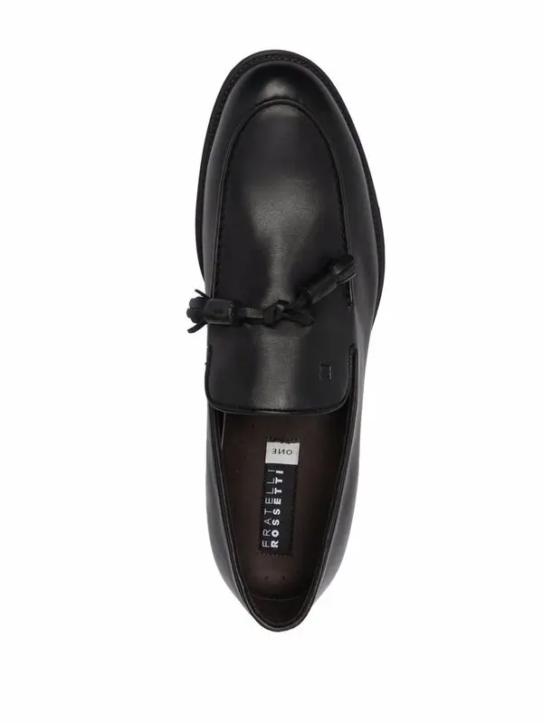 Fratelli Rossetti Tassel-detailed Leather Loafers - Black