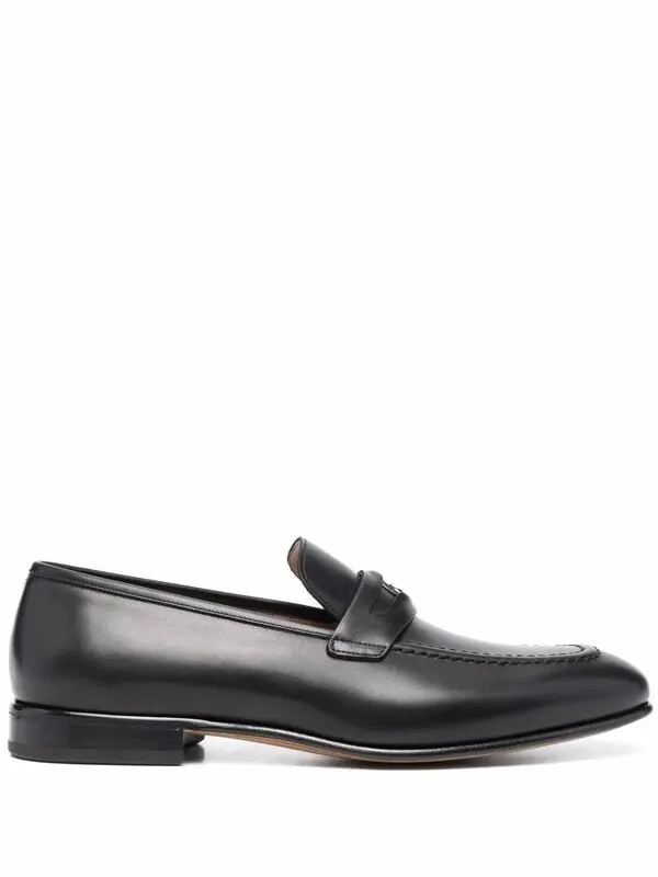 FERRAGAMO Madison Leather Penny Loafers