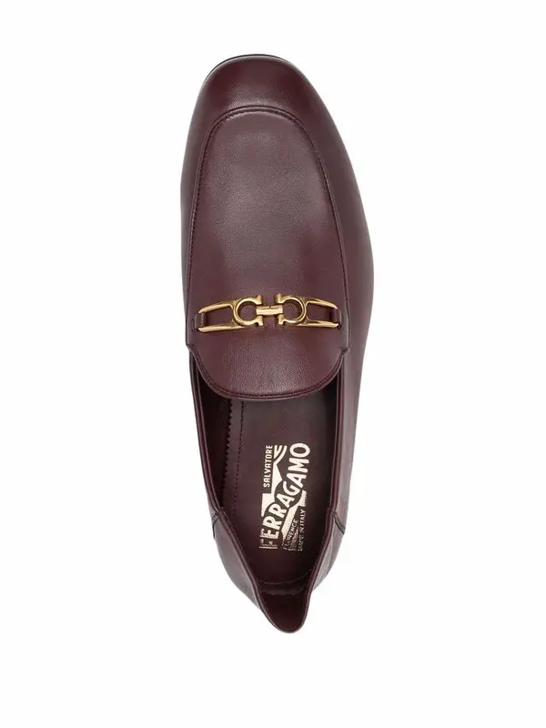 FERRAGAMO Melbourne Gancini-buckle Loafers