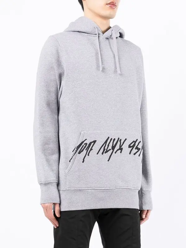 1017 Alyx 9sm Logo-print Drawstring Hoodie