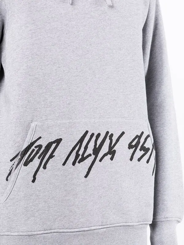 1017 Alyx 9sm Logo-print Drawstring Hoodie